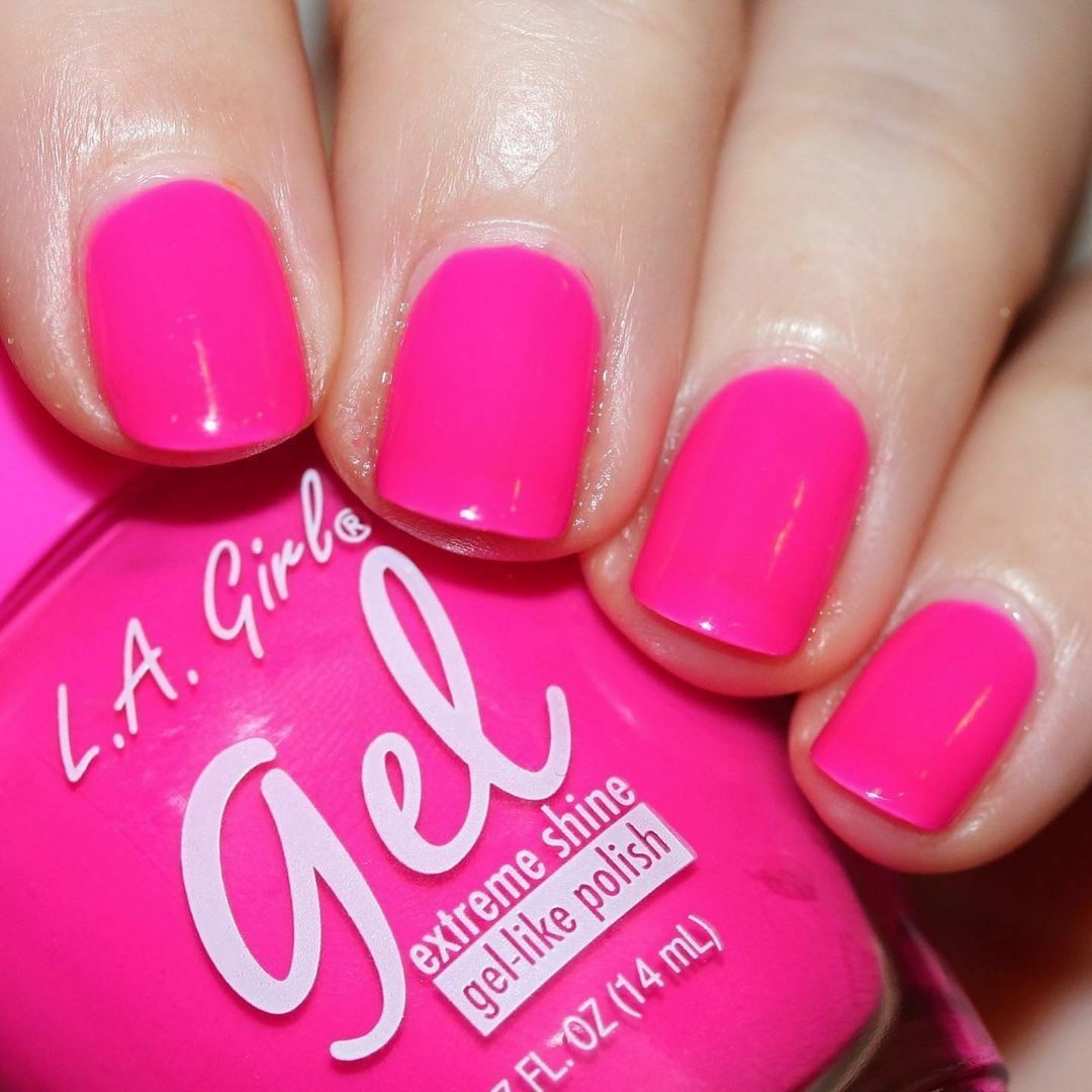 L.A. Girl Gel Extreme Shine Nail Polish, Desire, 0.47 F