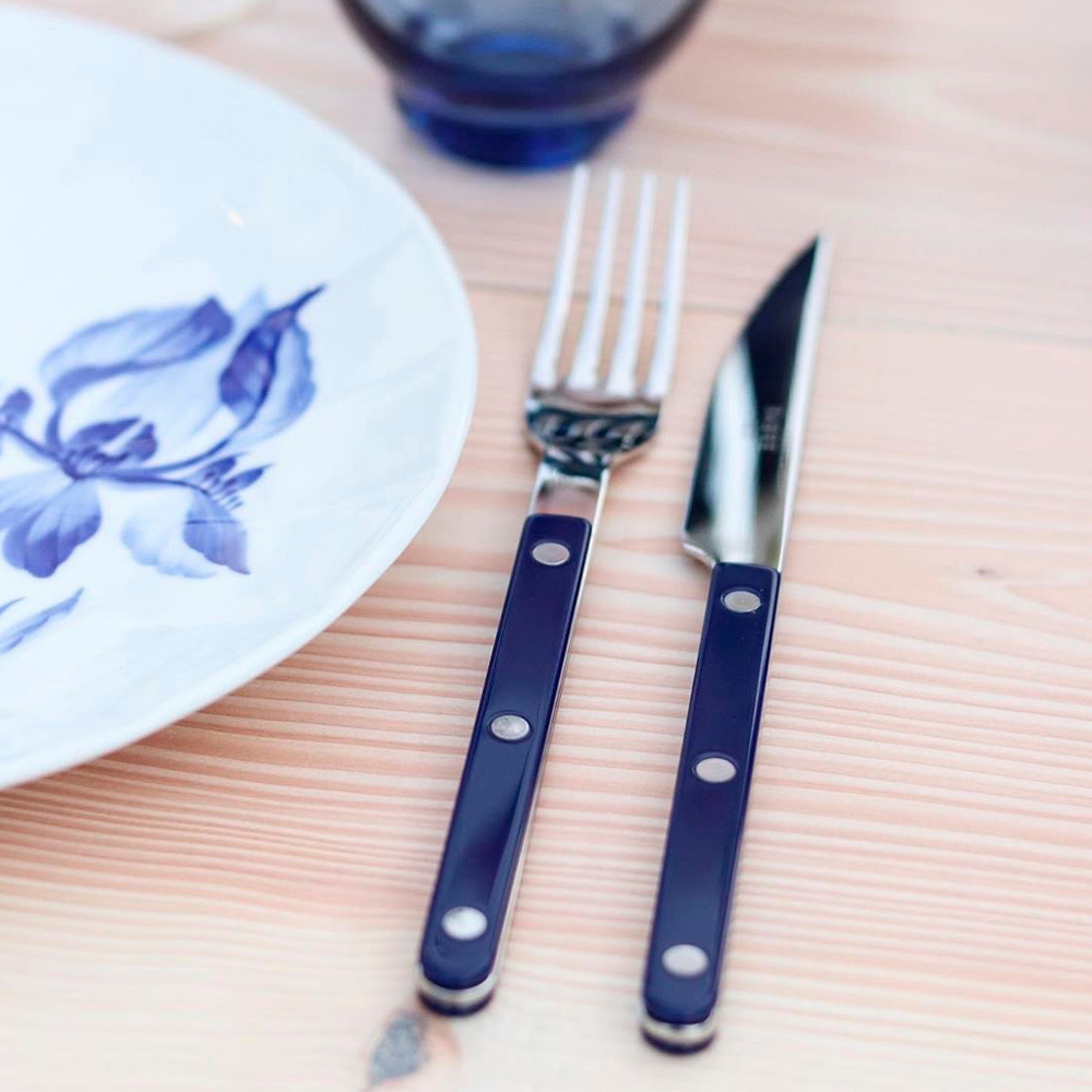 SABRE | Bistrot Shiny Color Blue Salad fork
