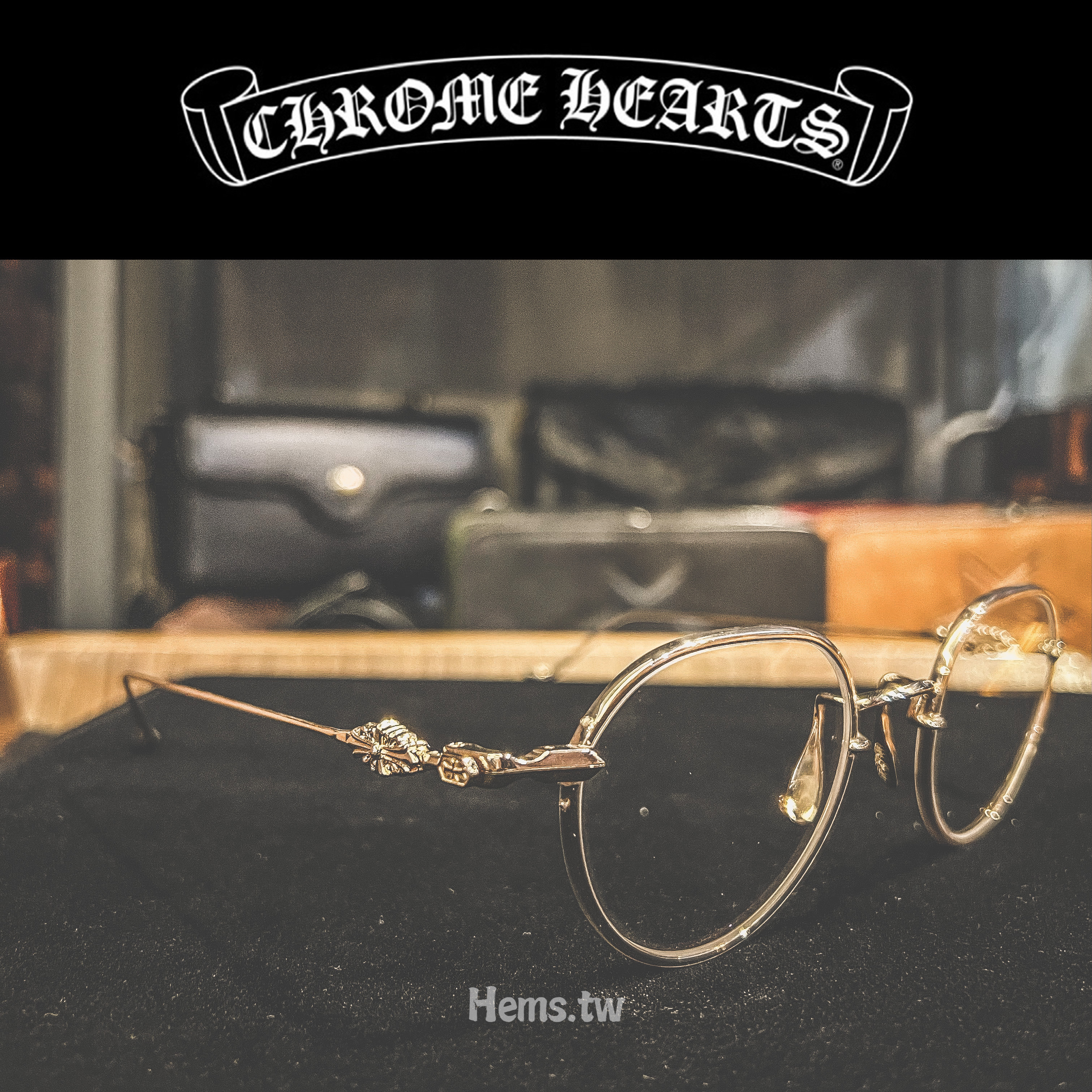 クロムハーツアイウェア VAGIDICTORIAN III