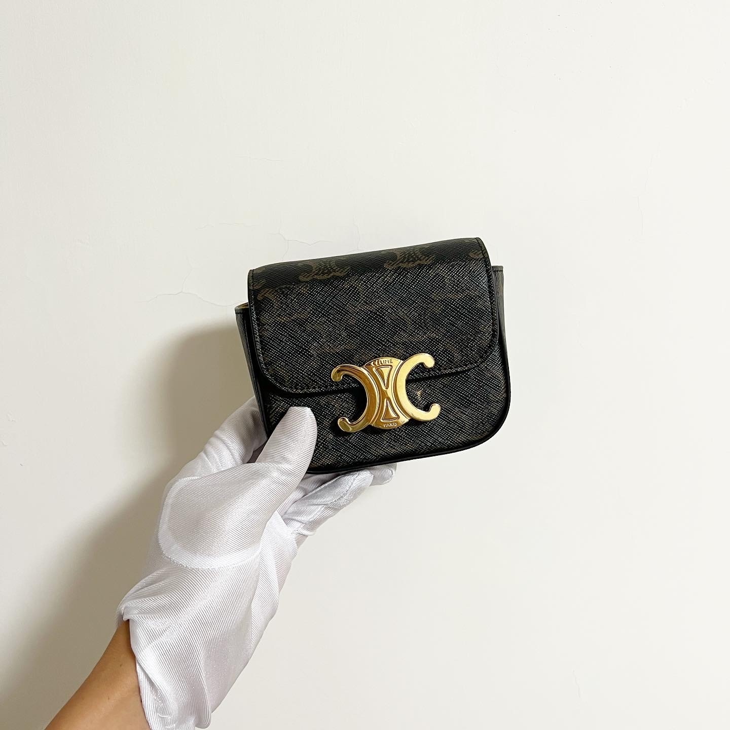 CELINE Mini Triomphe (老花)