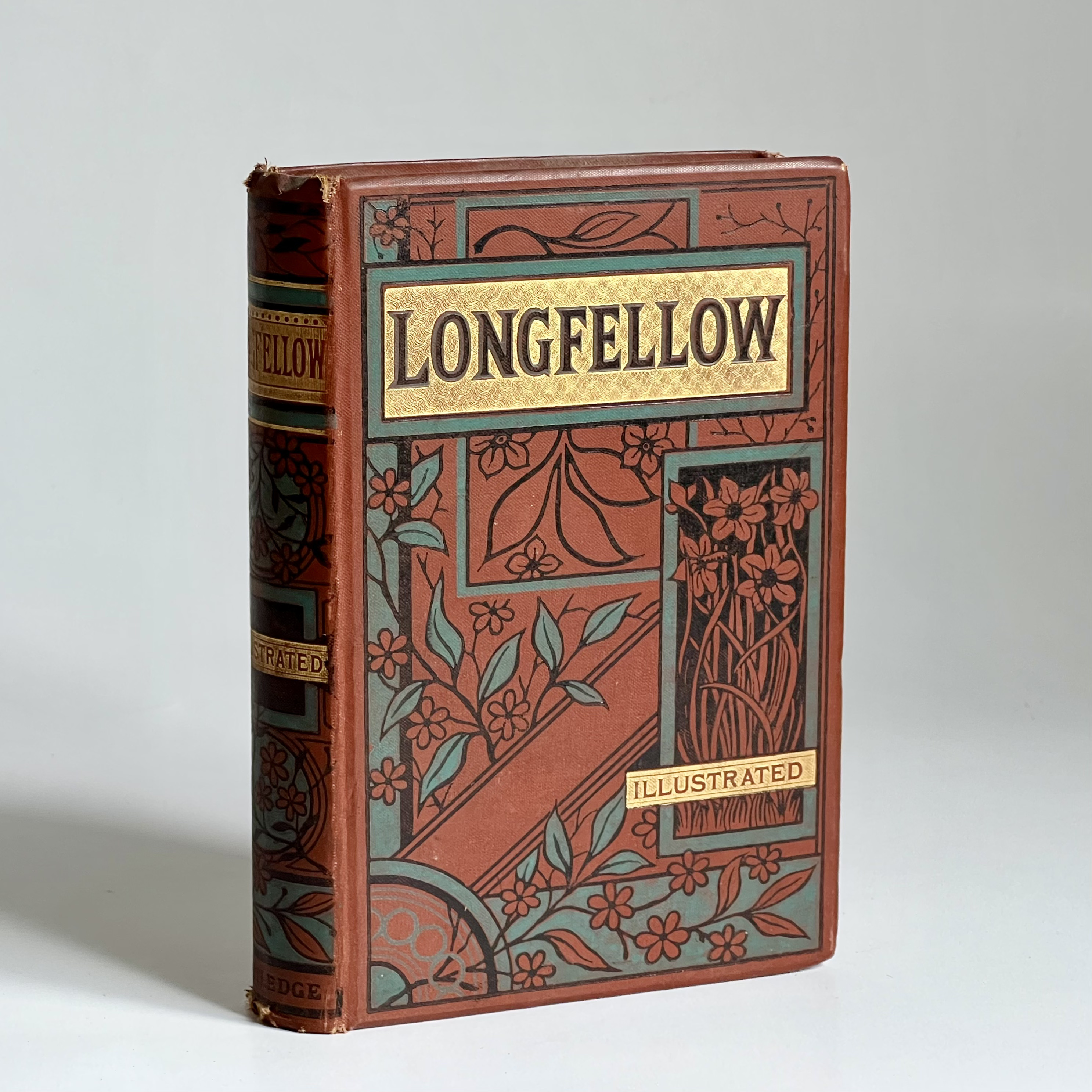 古董書U LONGFELLOW ILLUSTRATED