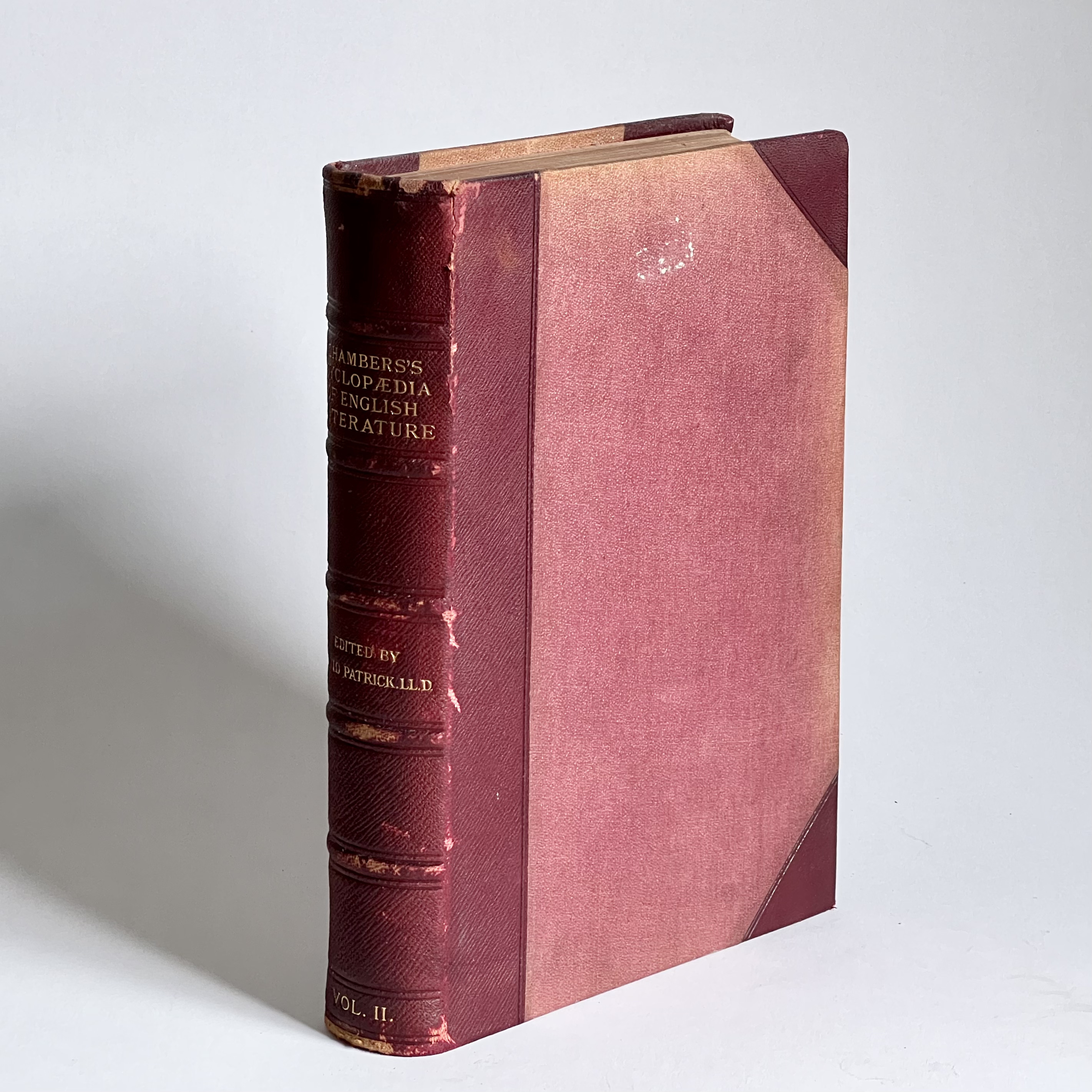 古董書b CHAMBERS'S CYCLOPAEDIA OF ENGLISH LITERATURE VOL.