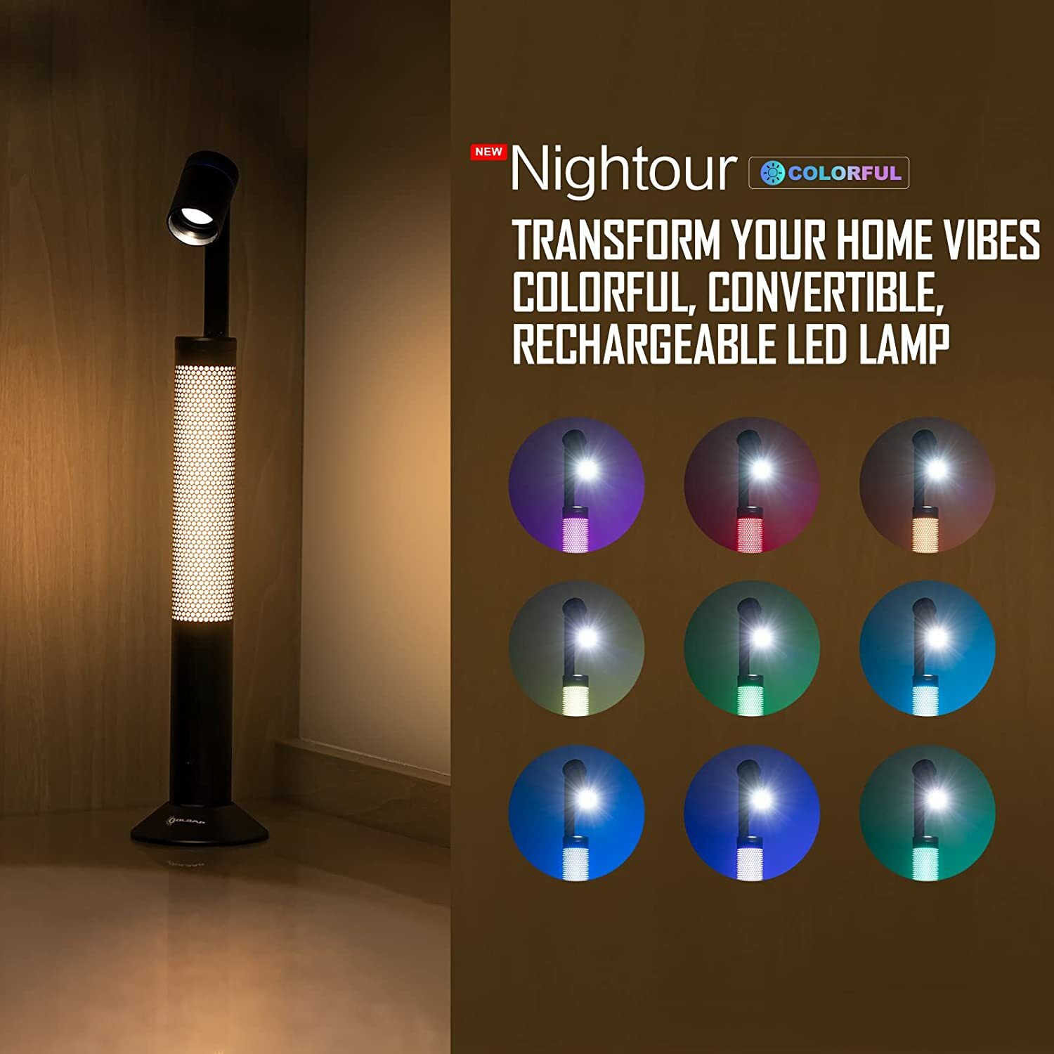 Olight OLamp Nightour Type-C USB 分離式 幻彩 枱燈