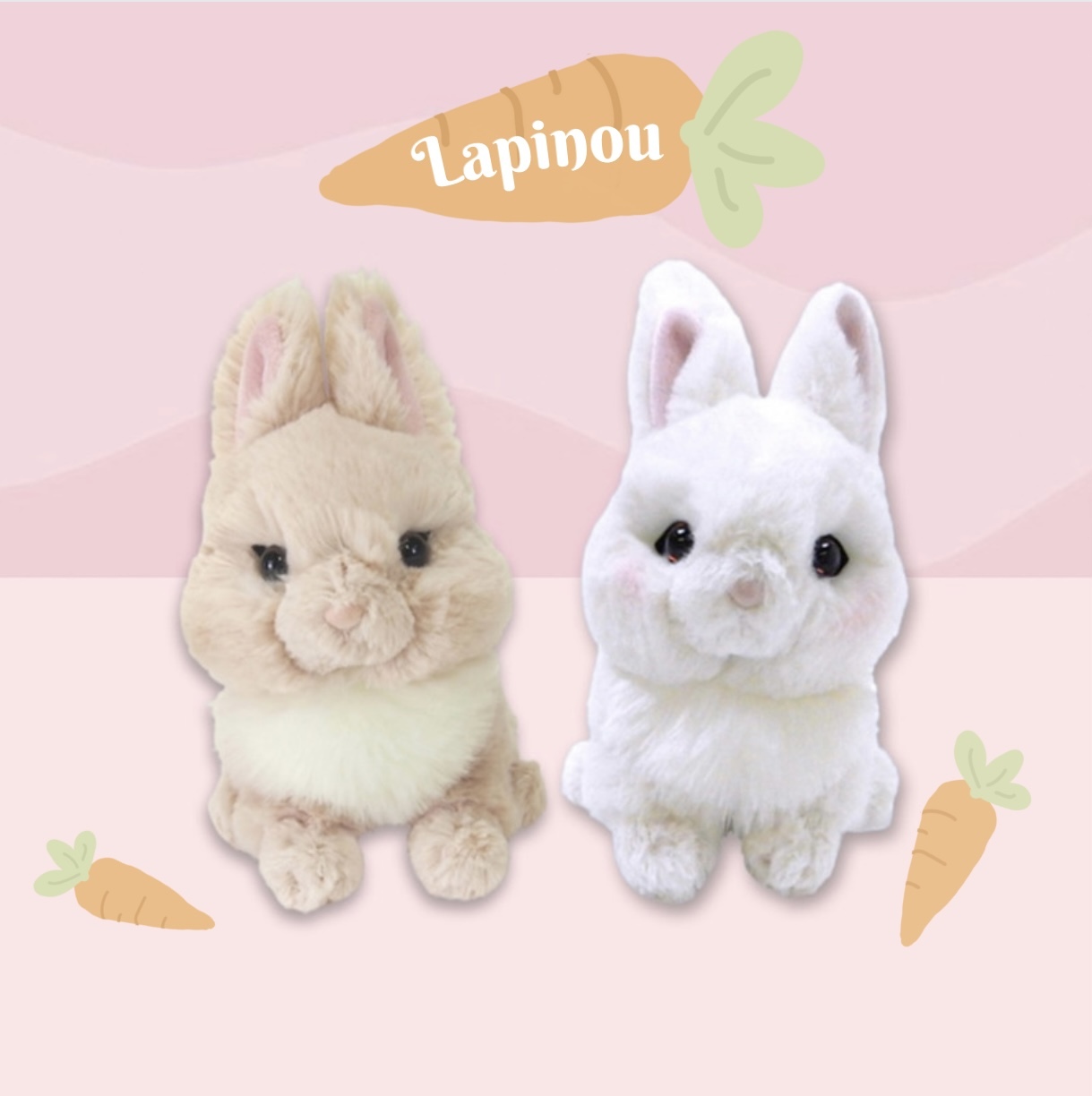 日本 Sunlemon 毛絨絨 Lapinou兔仔系列