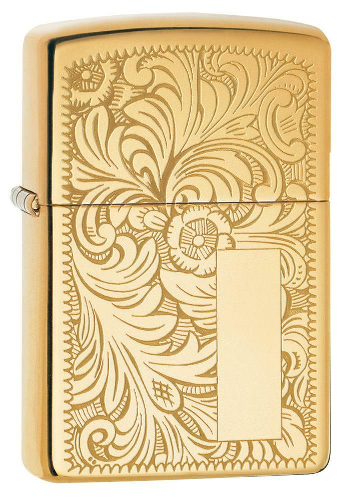 ZIPPO 352B VENETIAN HIGH POLISH BRASS LUSTRE