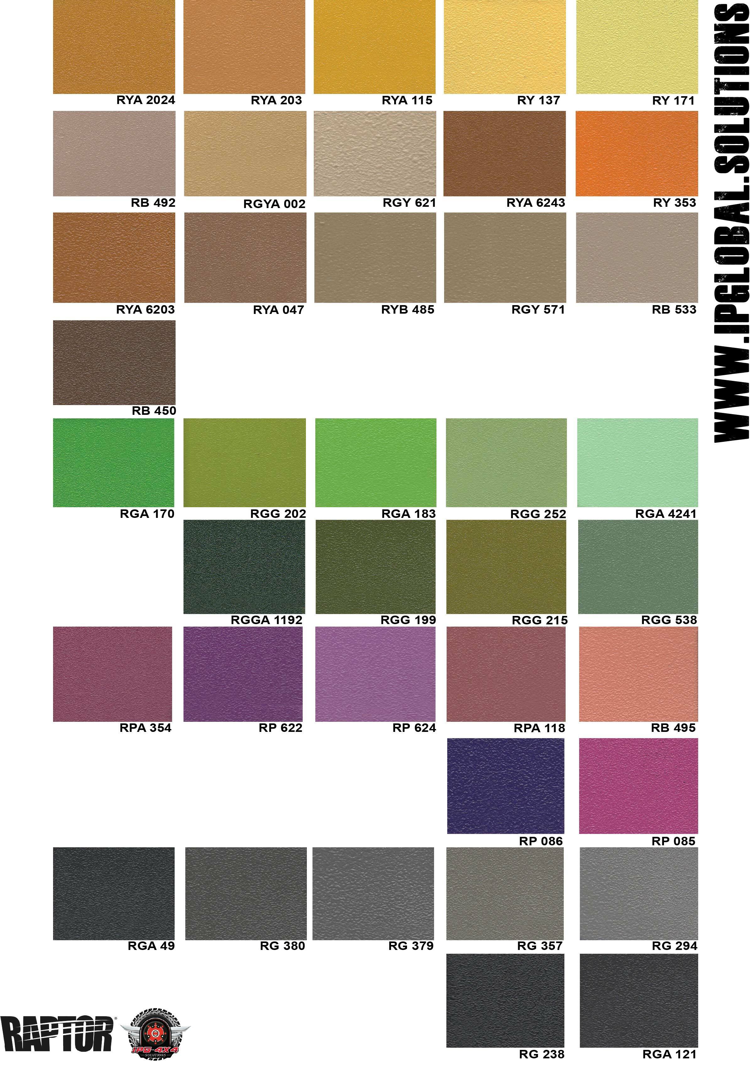 U Pol Raptor Liner Kit （colour