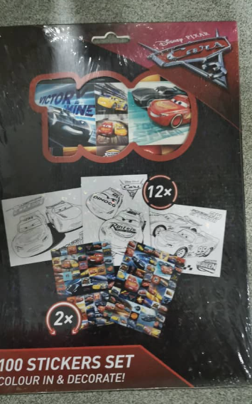 Disney Pixar Car 100 Sticker set