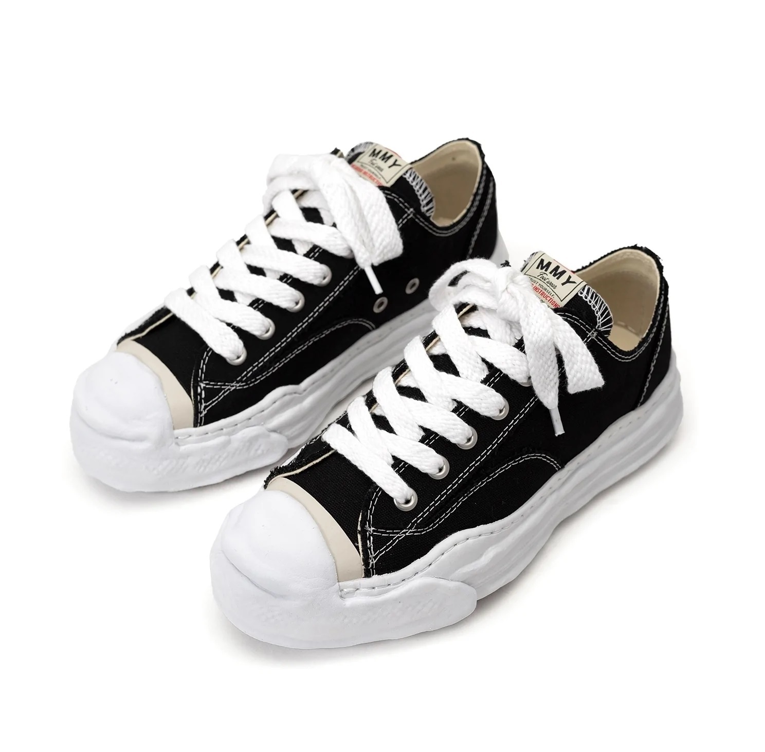MIHARA Hank White Sole Canvas Black