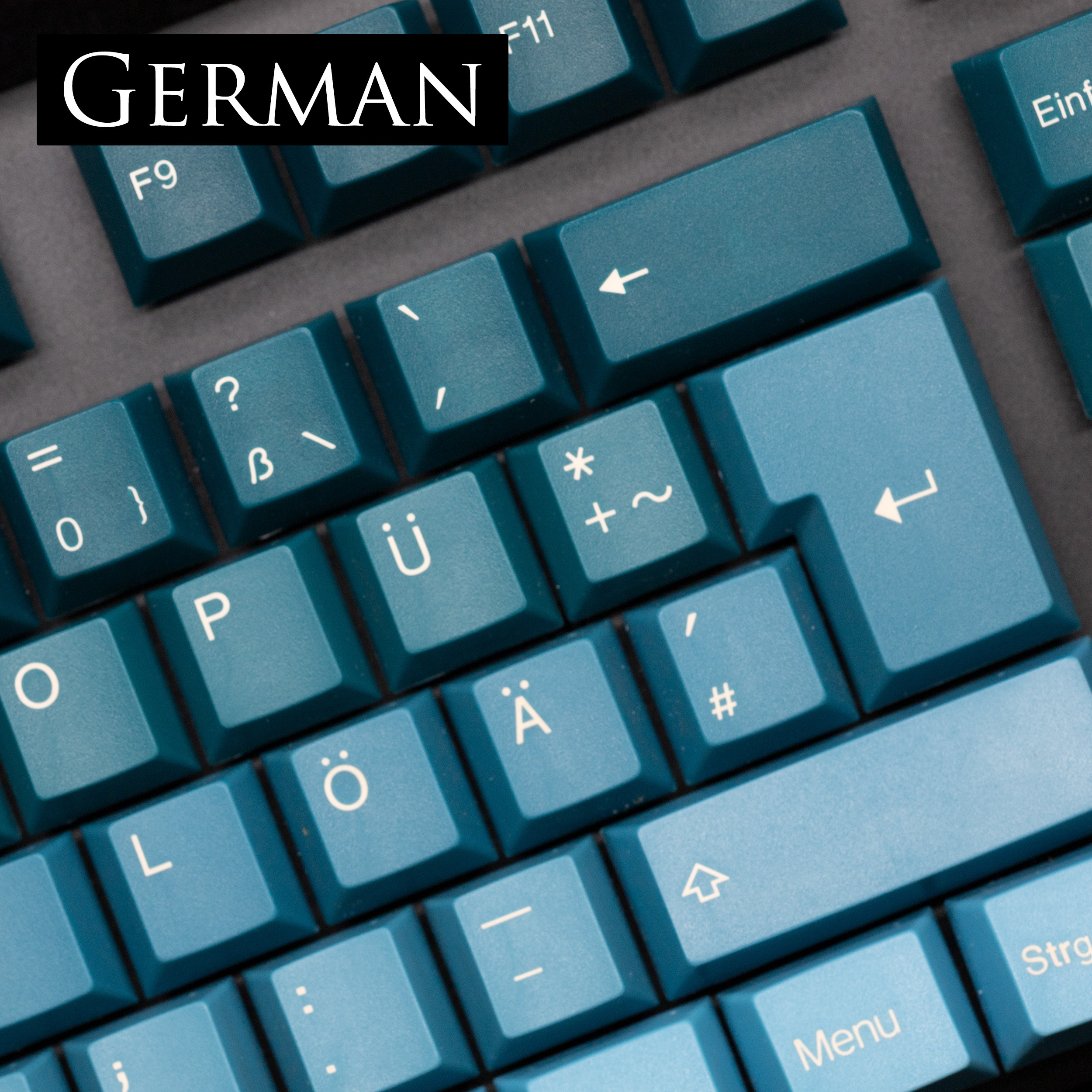 TAI-HAO EXOTIC ABS DOUBLE SHOT KEYCAP SET German keycap