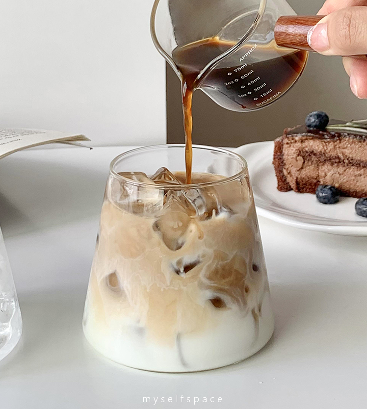 日式富士山玻璃杯