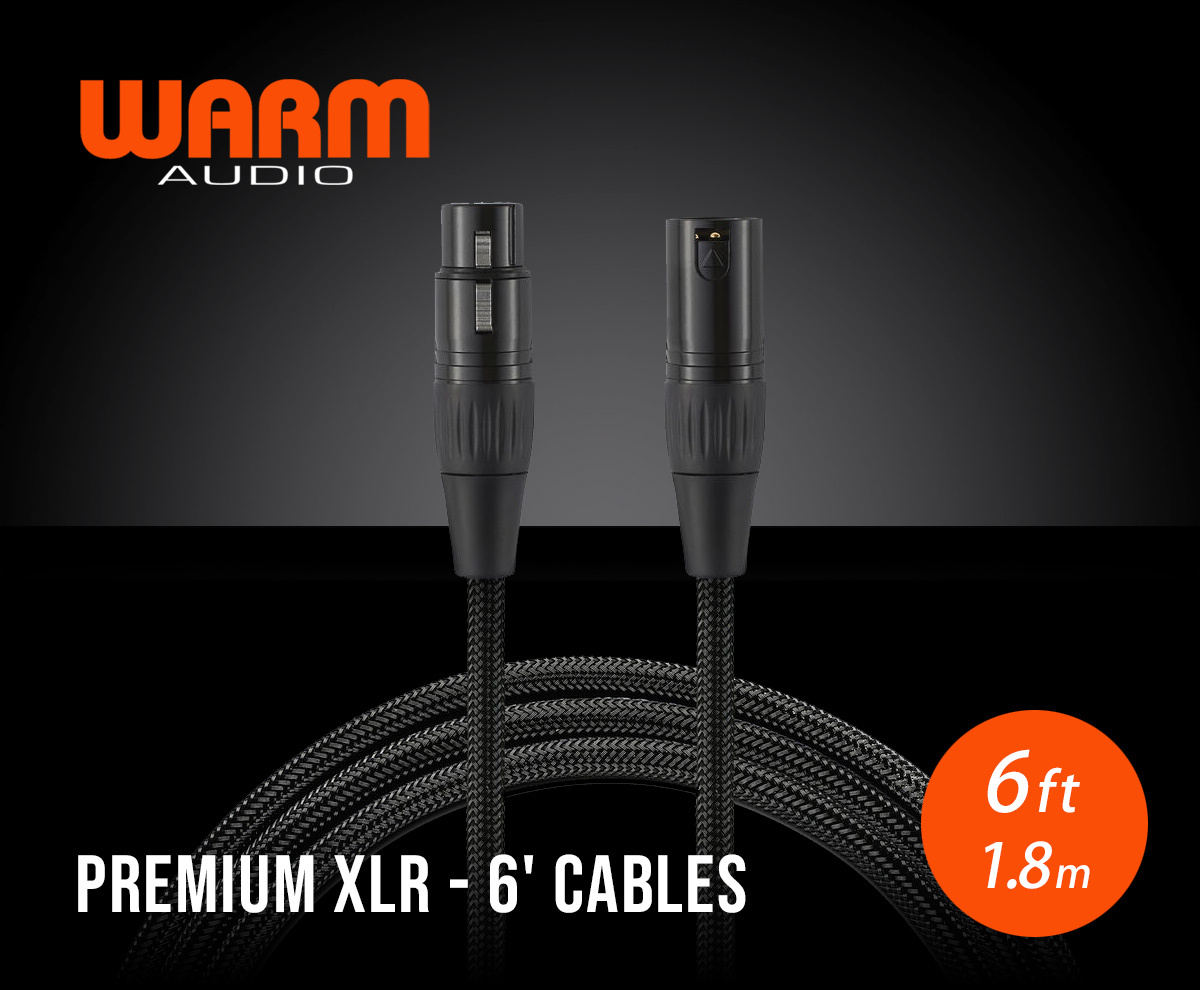 Warm Audio Premium XLR - 6' Cables
