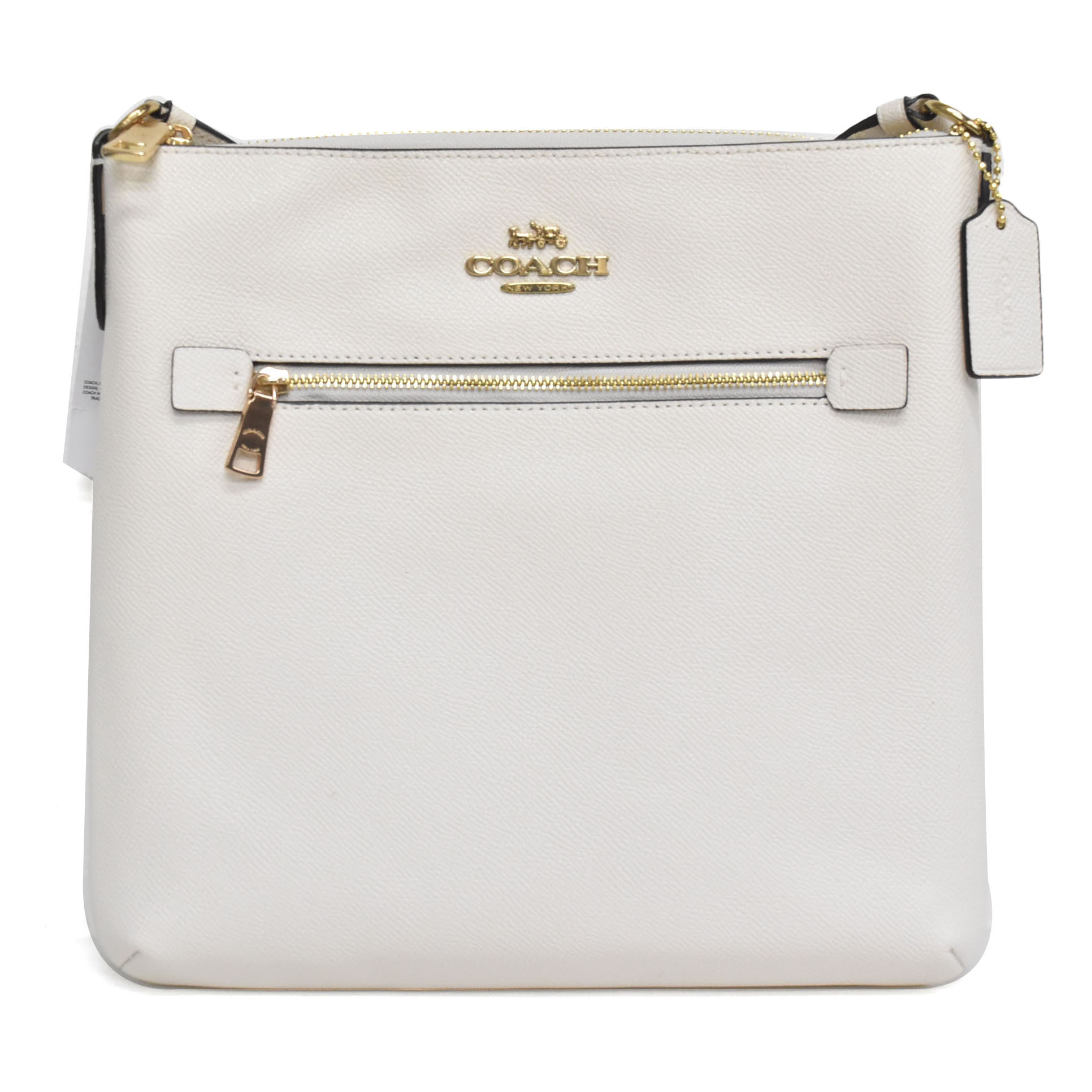 二手 COACH C1556 馬車LOGO防刮斜背包 米色 010100001601 再生工場 02