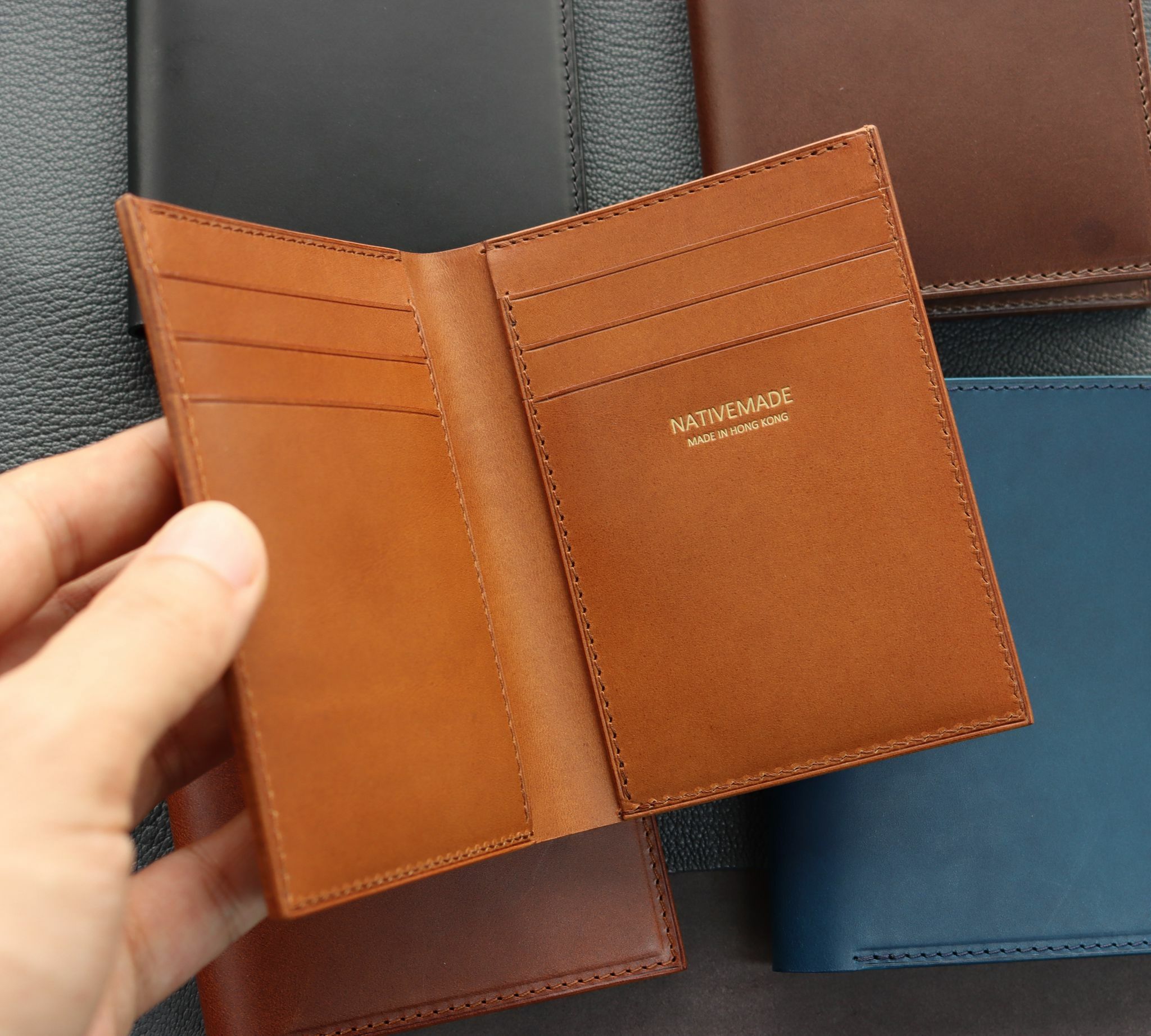 Nativemade Italian Leather Bifold Wallet Buttero (Stock