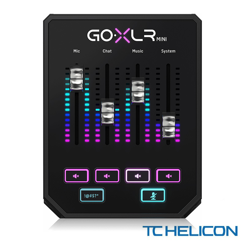 TC Helicon GO XLR Mini 直播電競混音人聲效果器