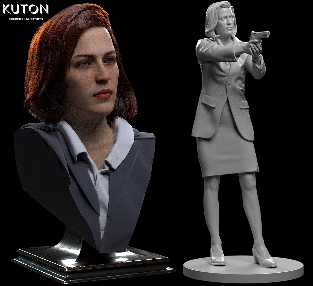 Kuton Sculpts - Scully ( 1/24 / Bust )