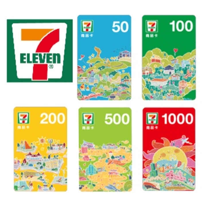 統一超商7-11商品卡|線上訂購 |吃喝玩樂MYDNA售票網