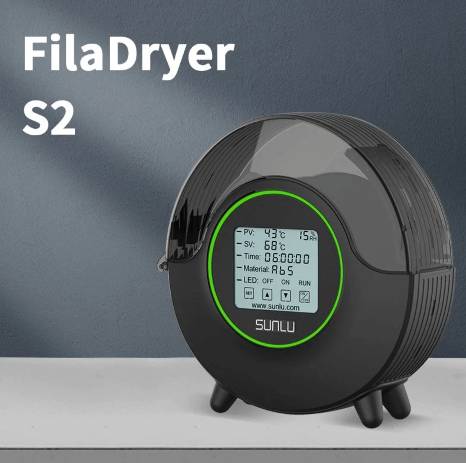 Sunlu S2 FilaDryer 3D 打印線材乾盒 | DTSL