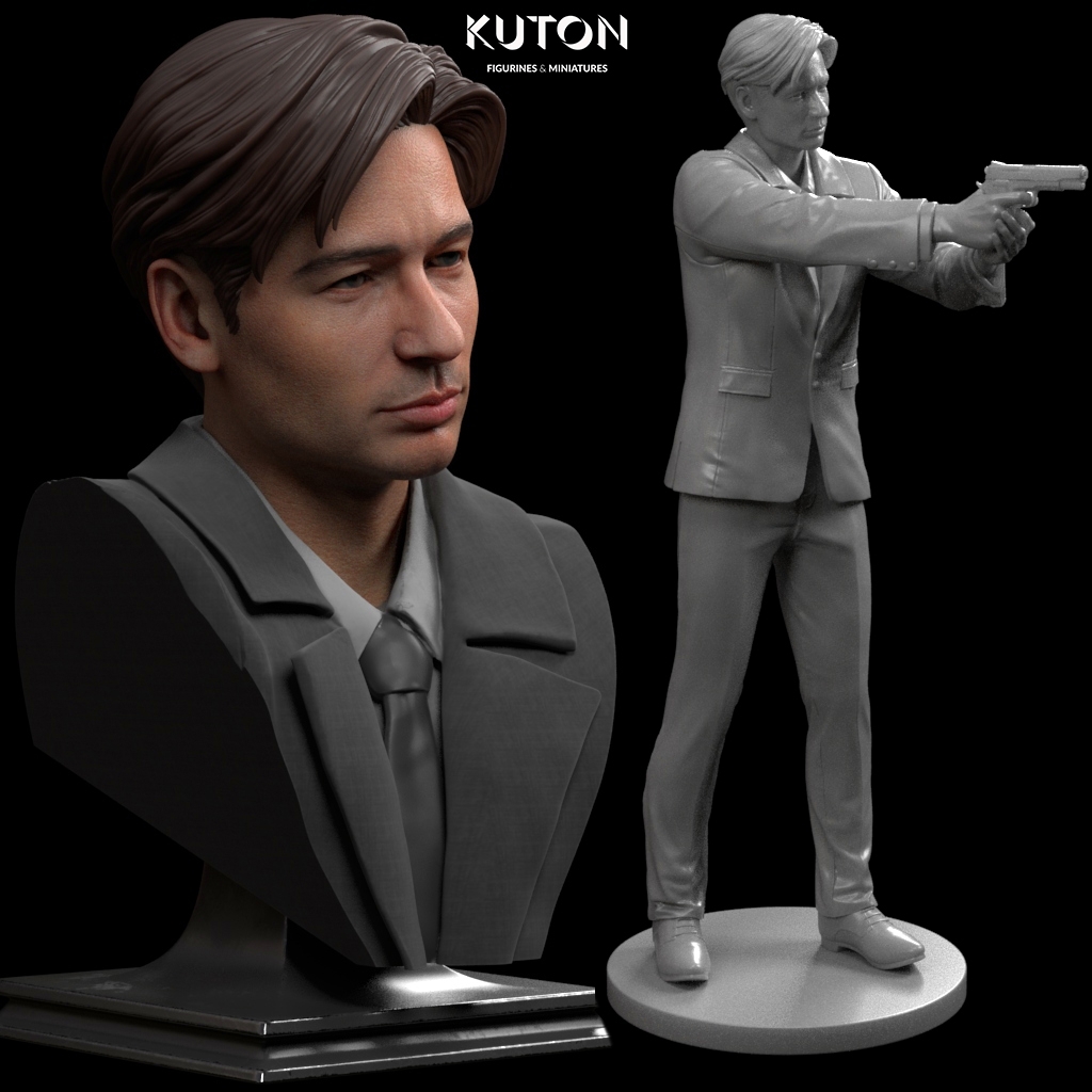 Kuton Sculpts -Fox Mulder ( 1/24 / Bust )