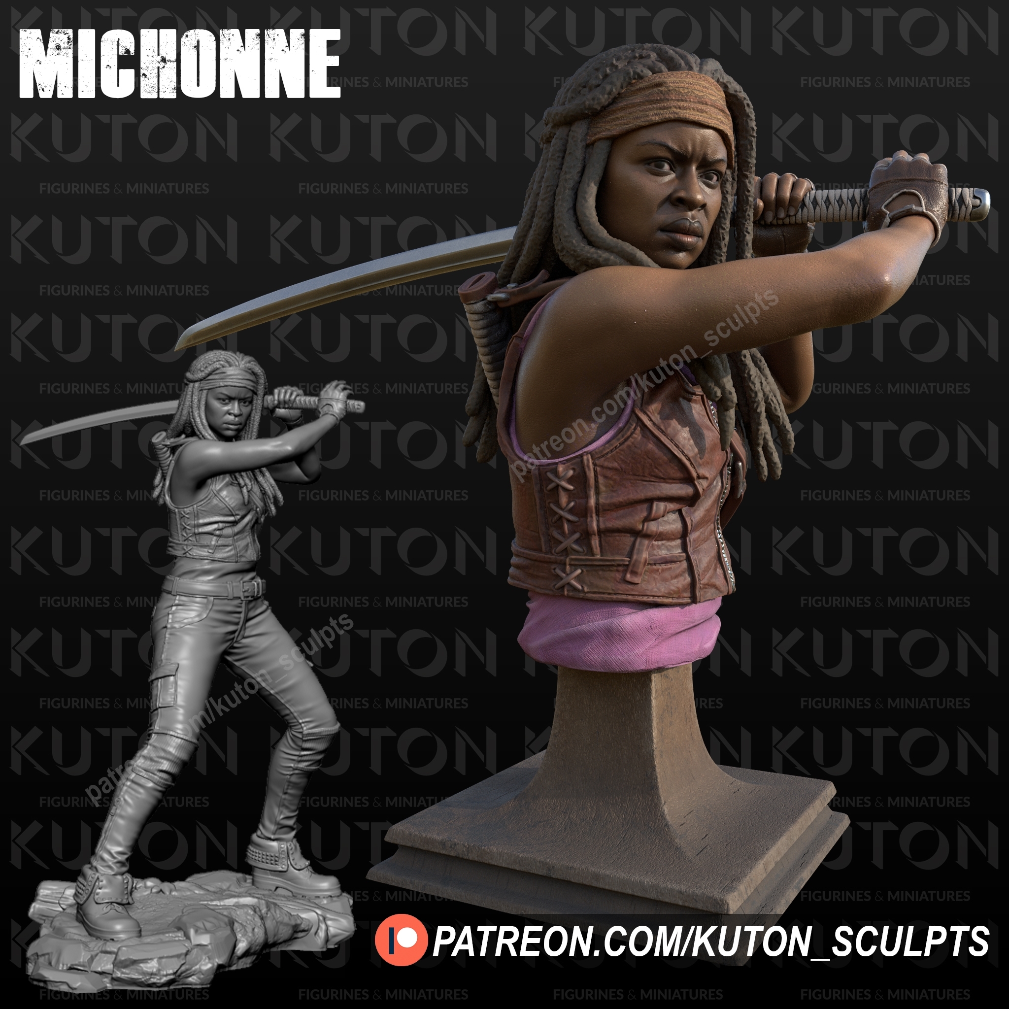Kuton Sculpts - Michonne