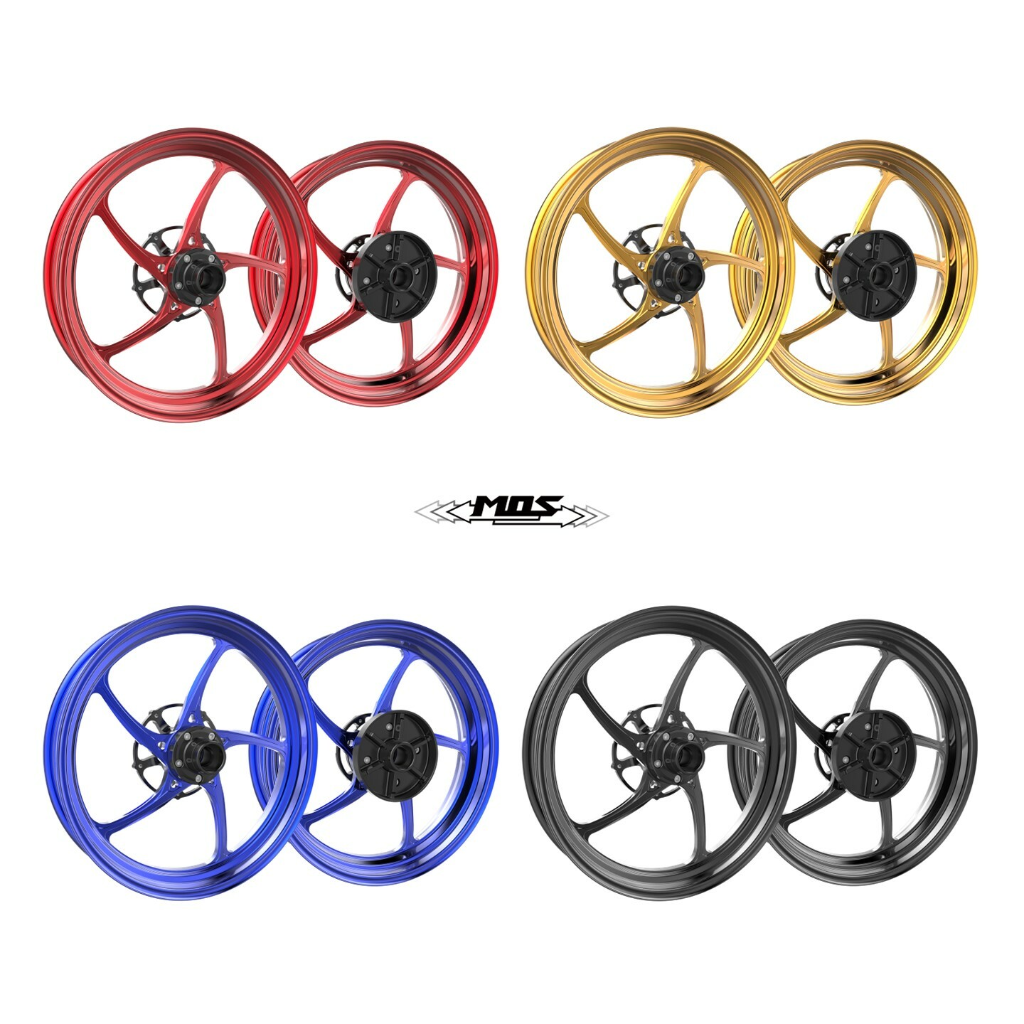 Forged Aluminum Alloy Rims Wheels Yamaha YZF R15 V3 V4