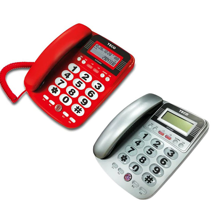 【TECO東元】 東元來電顯示有線電話XYFXC007 ｜JC科技官方旗艦店