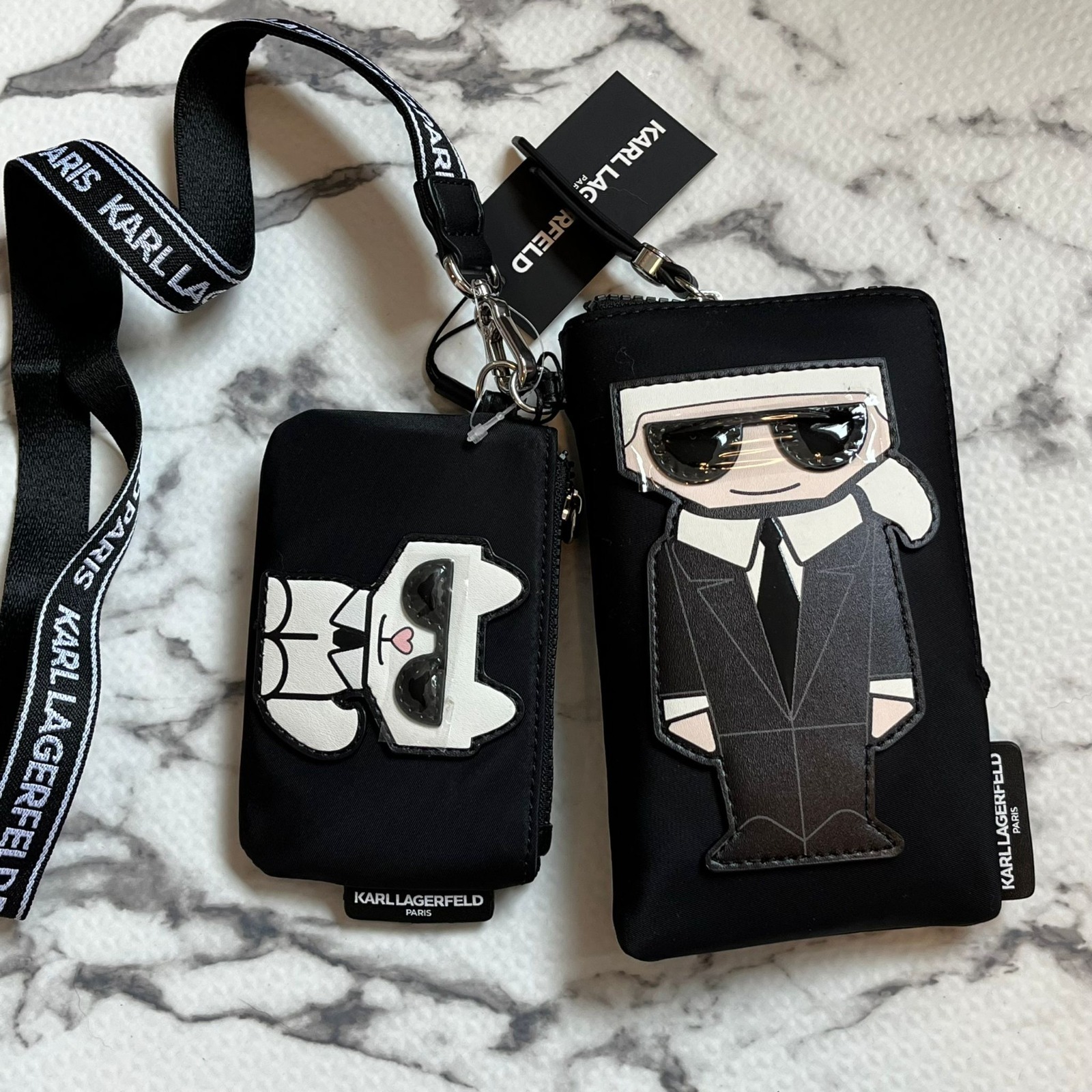 KARL LAGERFELD- 2PC Logo WOC