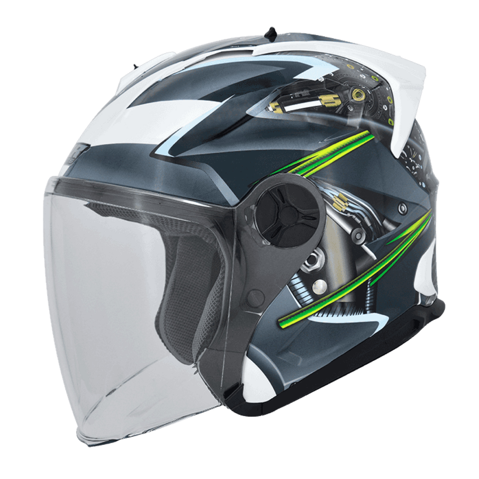 安信騎士｜M2R 安全帽 J-X 彩繪 #3 亮黑 3/4罩 半罩 四分之三 JX 透氣 輕量 鴨尾