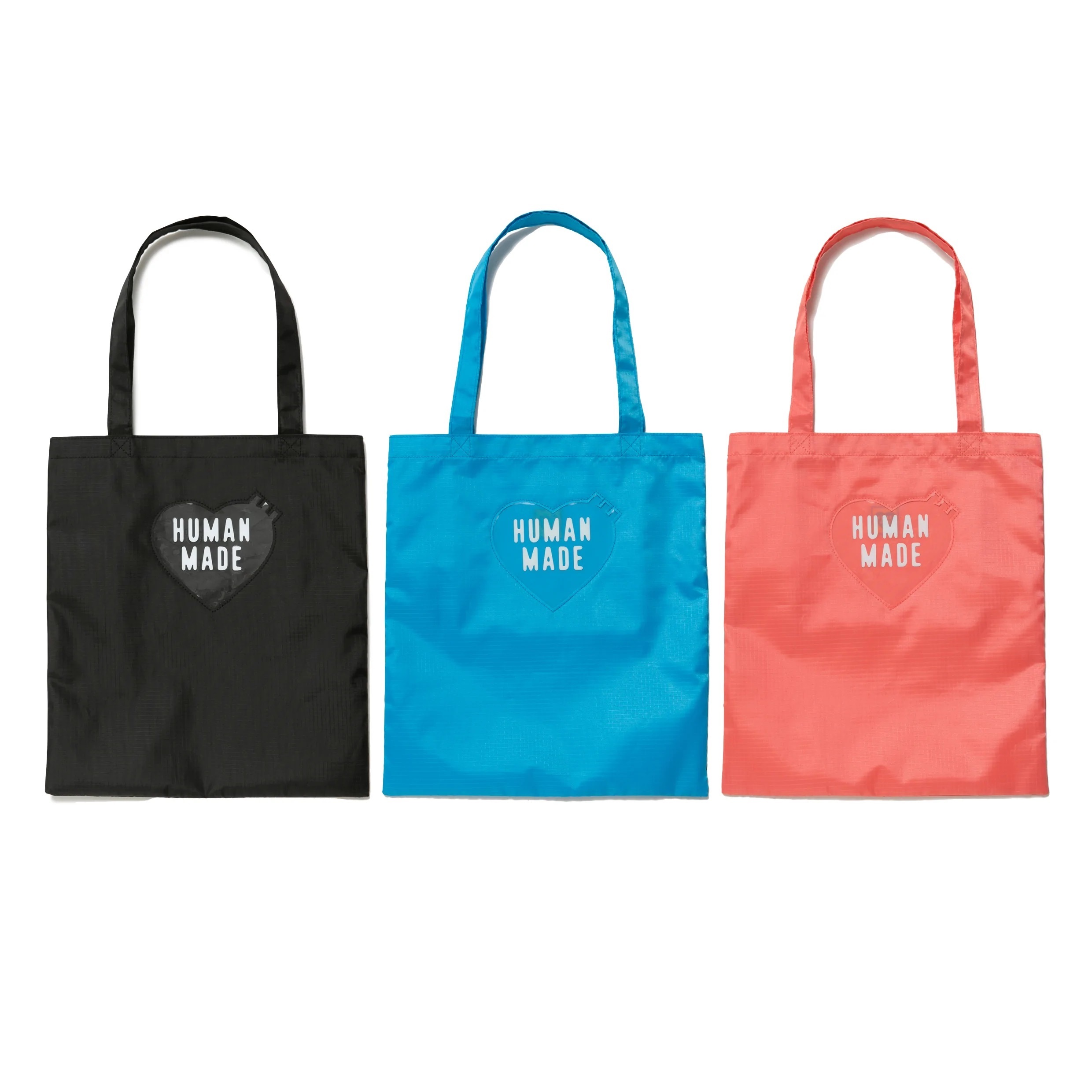 NYLON RIPSTOP HEART TOTE BAG
