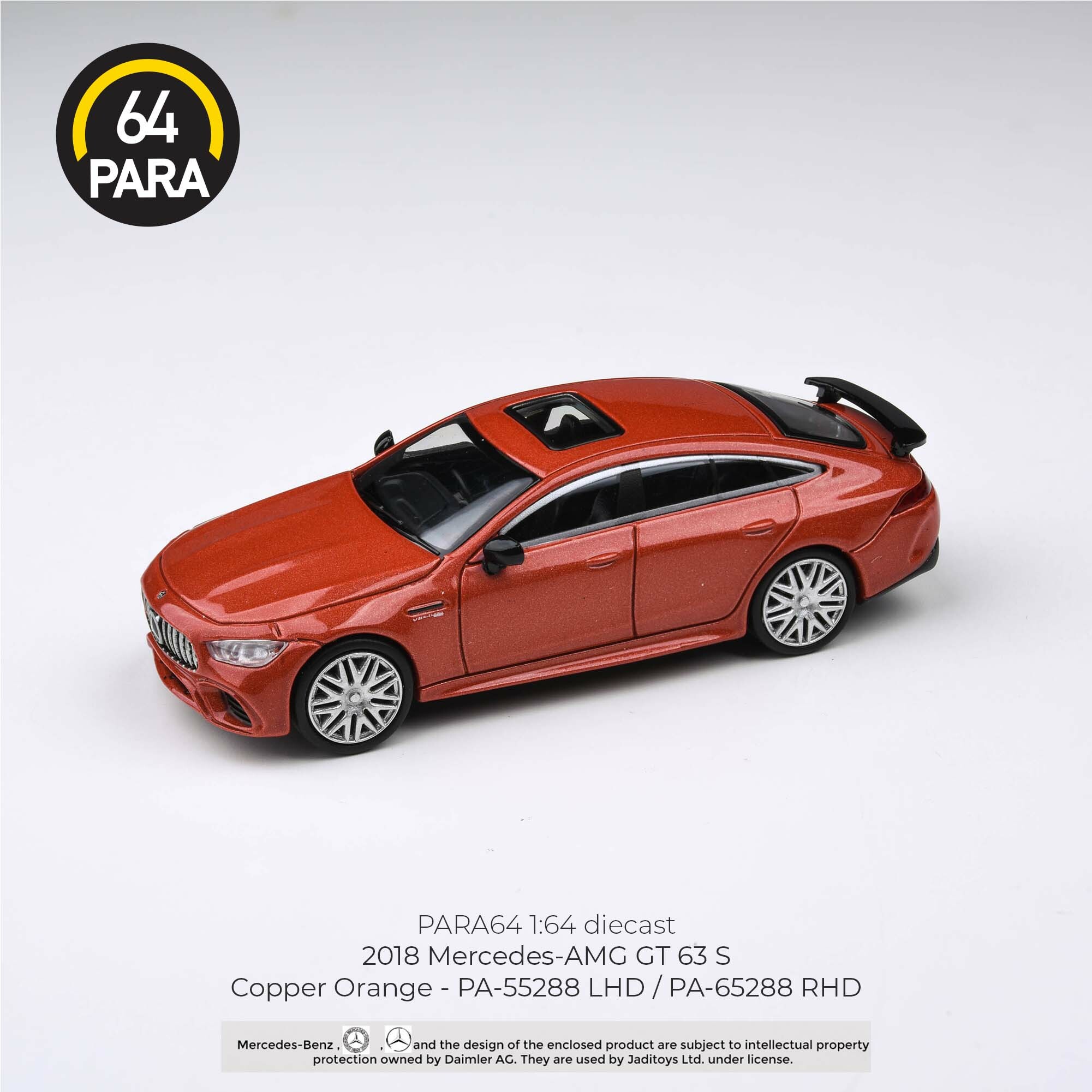 Para 64 2018 Mercedes-AMG GT 63 S - Copper Orange