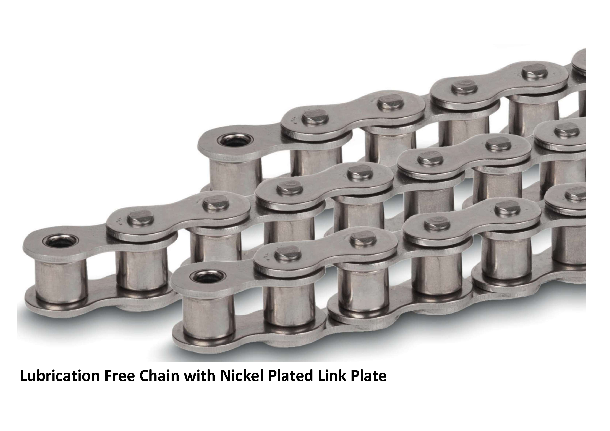 Transmission Lubrication Free Roller Chain with Nickel