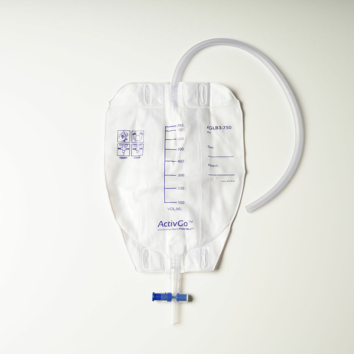 ActivGo大容量尿袋-大容量750ml，防臭、易排空設計，防尿液逆流，防臭省力好清空-IOHS十分幸福