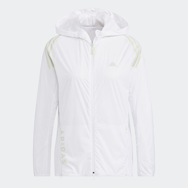 Adidas Golf-WIND.RDY 下襬設計輕量風衣外套(女)-白