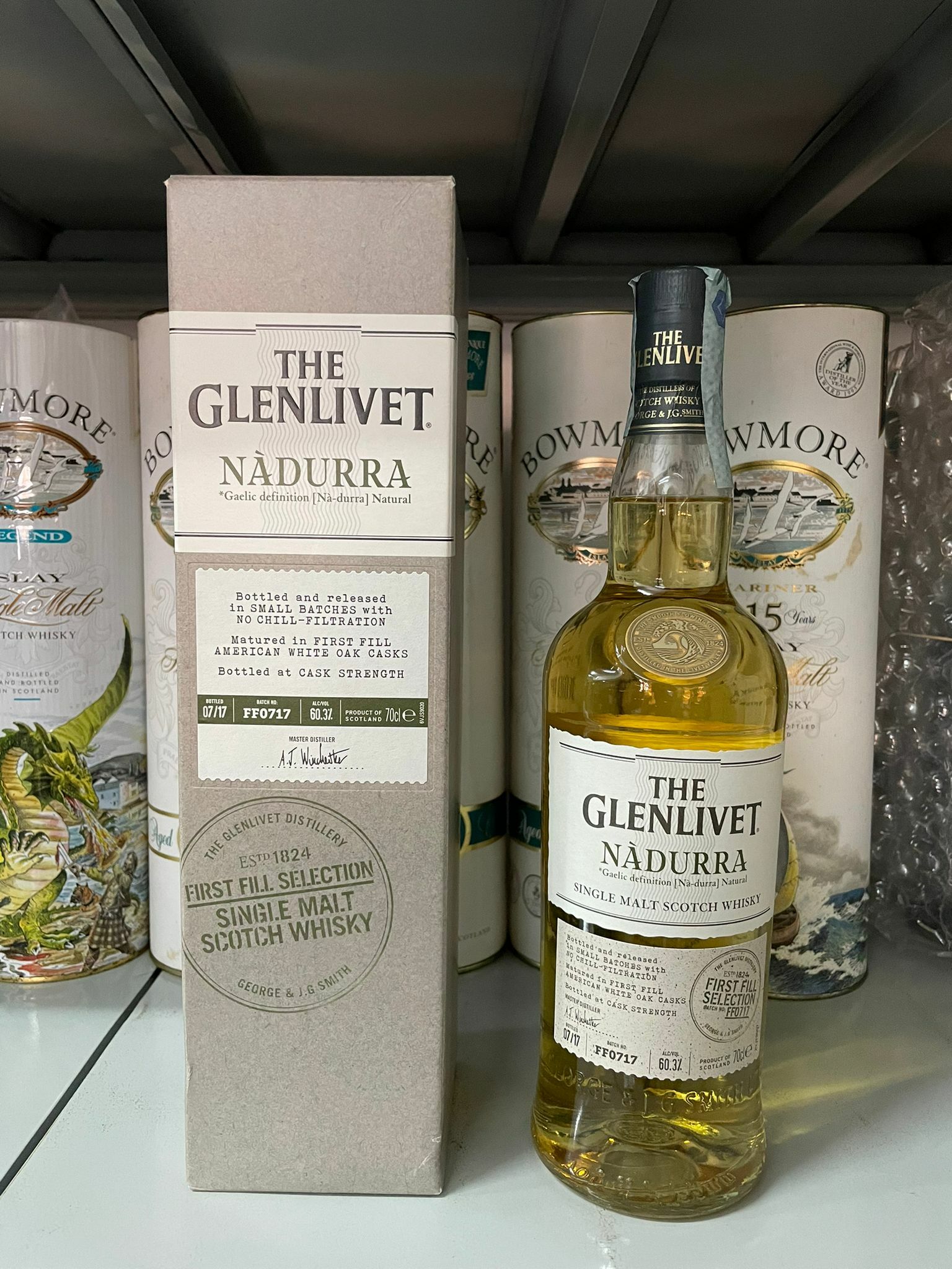 Glenlivet Nadurra First Fill American White Oak Cask Ba