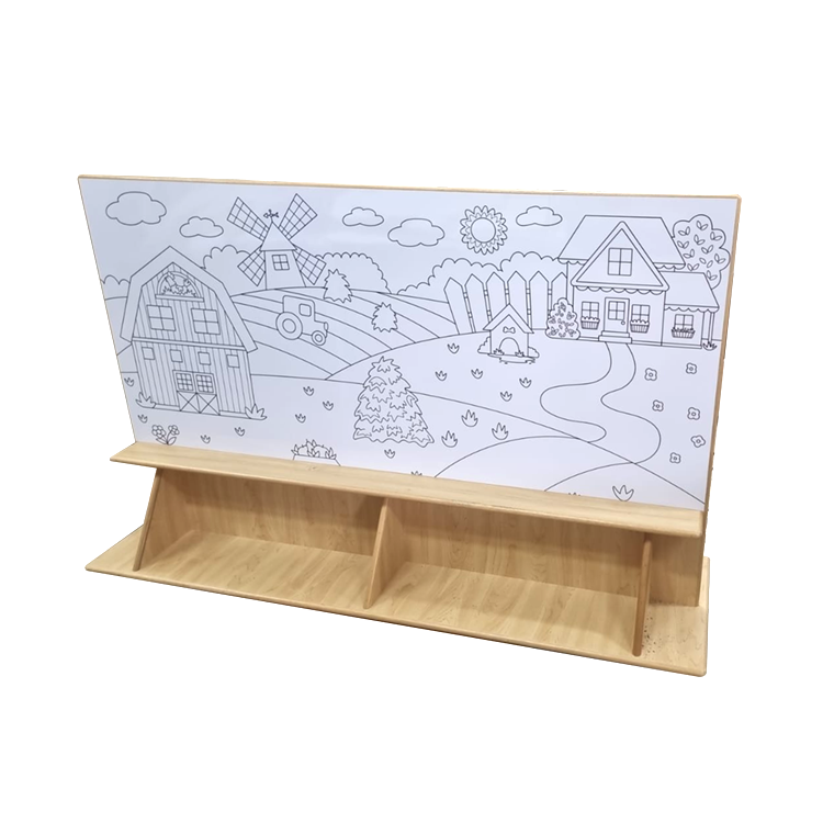 Children's Indoor Colouring Wall