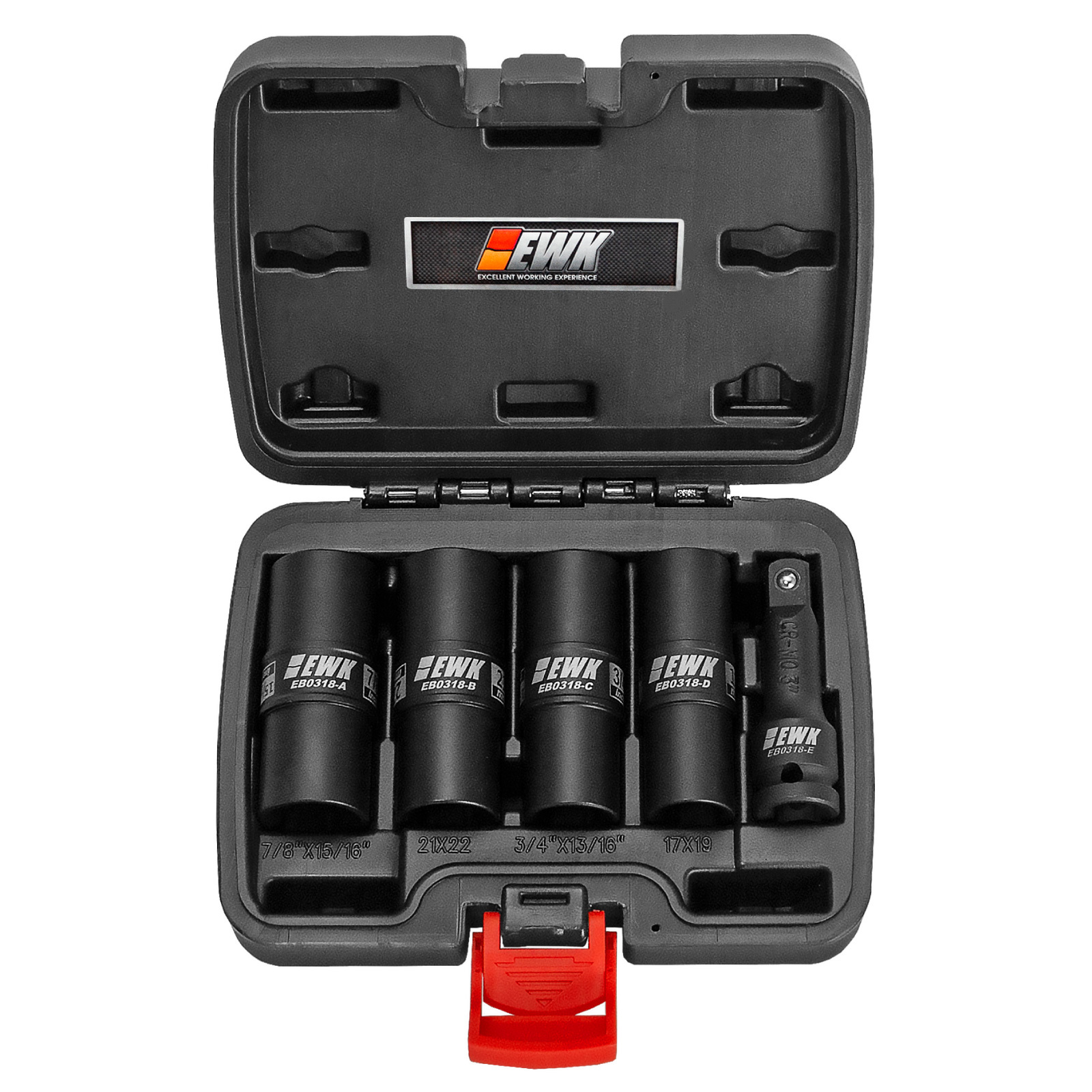 5 Pcs Flip Socket Set with 3" Extension Bar | EWK