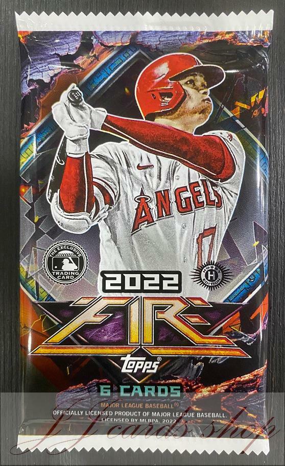MLB 2022 Topps Fire 火力系列 美國 TARGET 通路 & 亞洲獨賣 棒球卡 卡盒