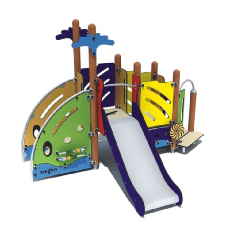 Large Slide PE Board Playground