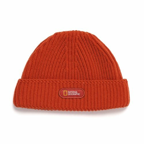 NATIONAL GEOGRAPHIC 國家地理 水兵 針織 短毛帽 橘 N224AHA530-1498860