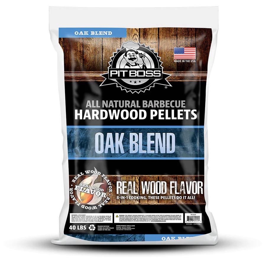 Pit boss oak blend hardwood pellets 40 lb