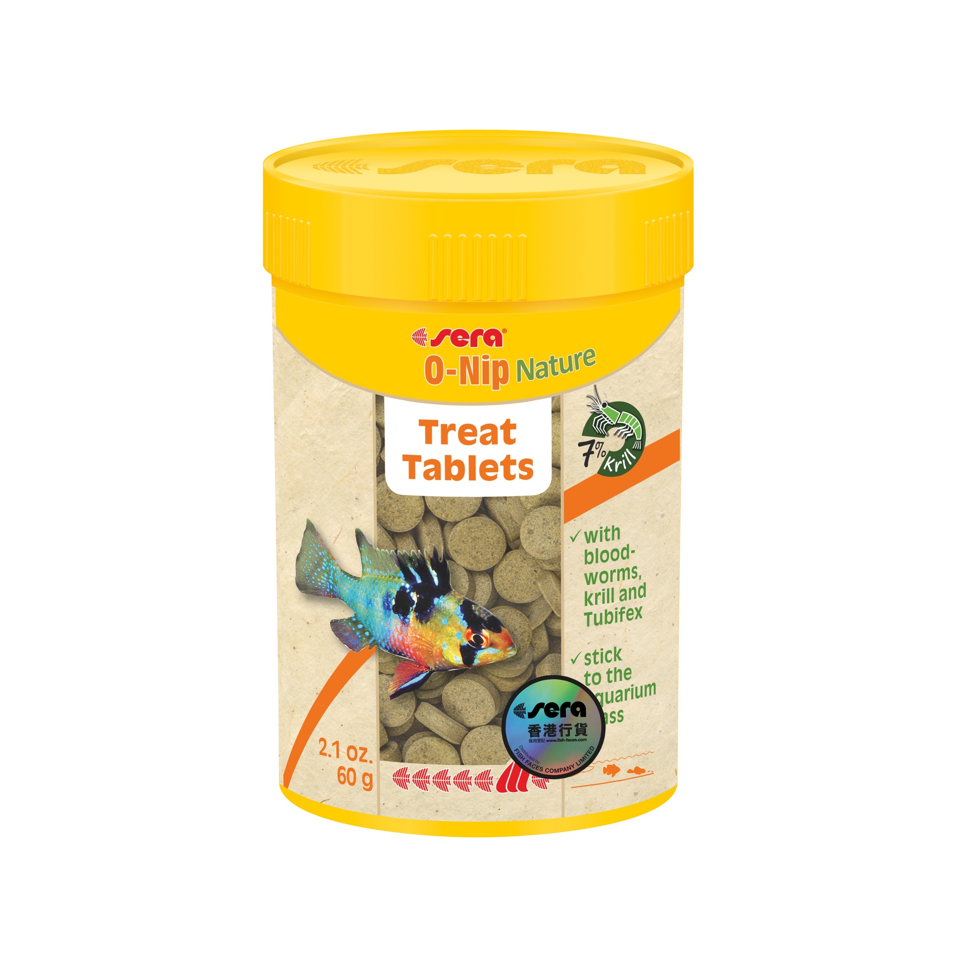 Sera O-Nip Nature Ornamental Fish Tablets 16g~60g