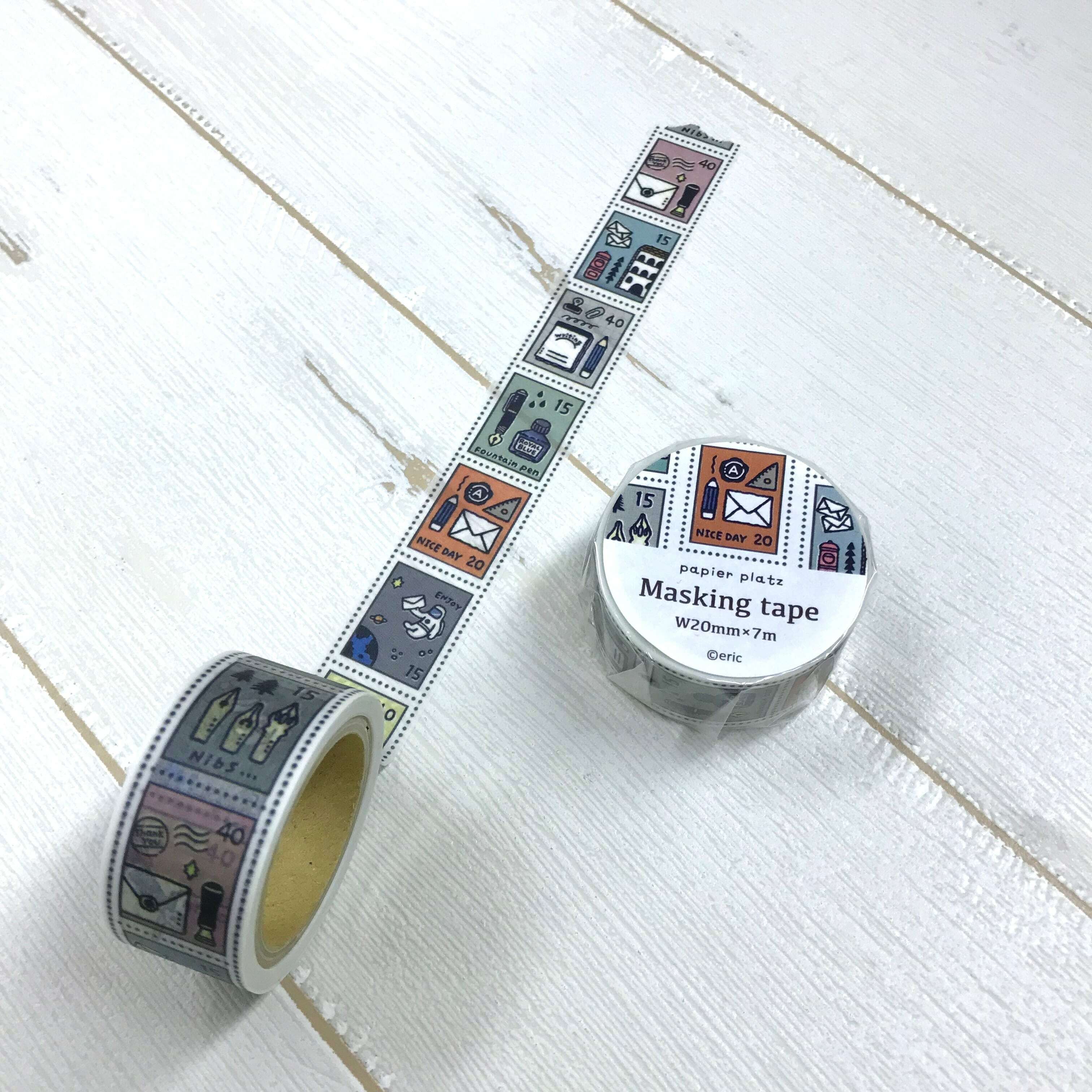 Papier Platz x eric 郵票 紙膠帶