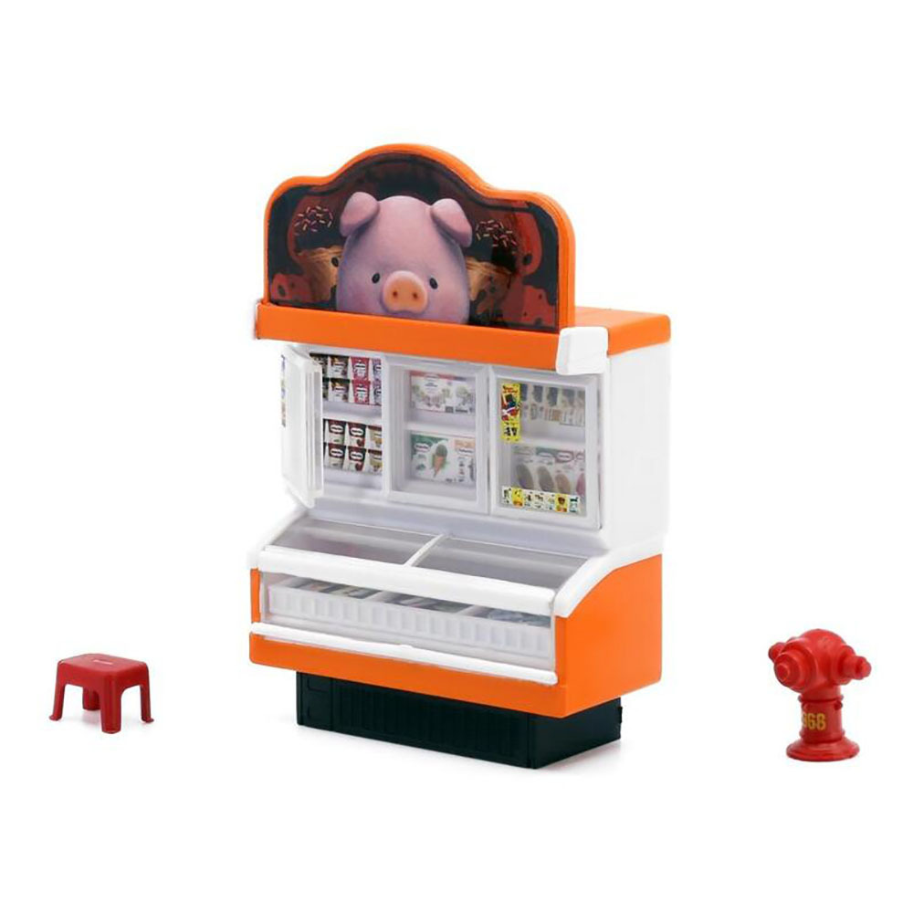 Lulu豬 X 7-11 》3A 迷你三門雪糕櫃組合