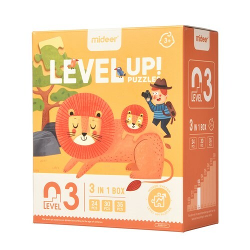 MiDeer 》進階式拼圖-動物(LEVEL3)