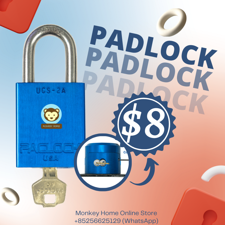 Monkey Home Padlock