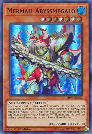 SHVA-EN037(SR)Mermail Abyssmegalo(水精鱗-巨齒深淵鯊)