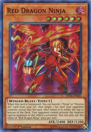 SHVA-EN025(SR)Red Dragon Ninja(紅龍忍者)