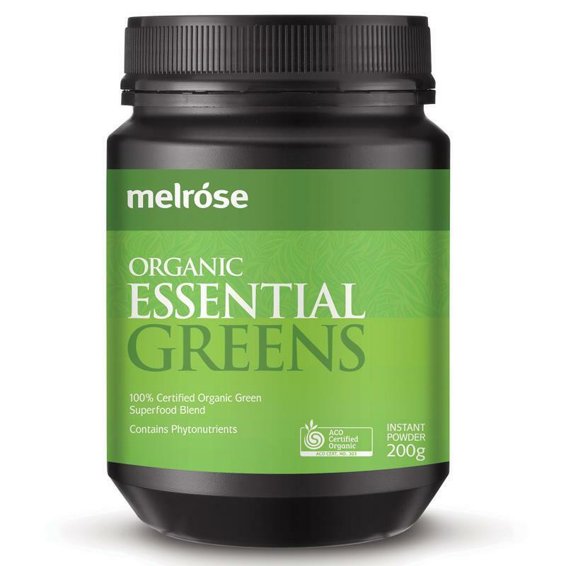 Melrose Organic Essential Greens 200g Powder Wholefoods