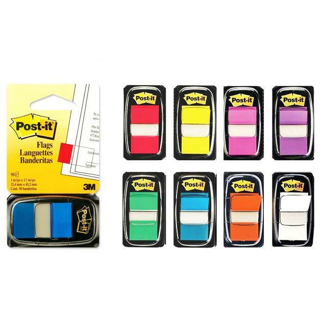 3M ＃680-1 POST-IT 旗仔 (紅色)