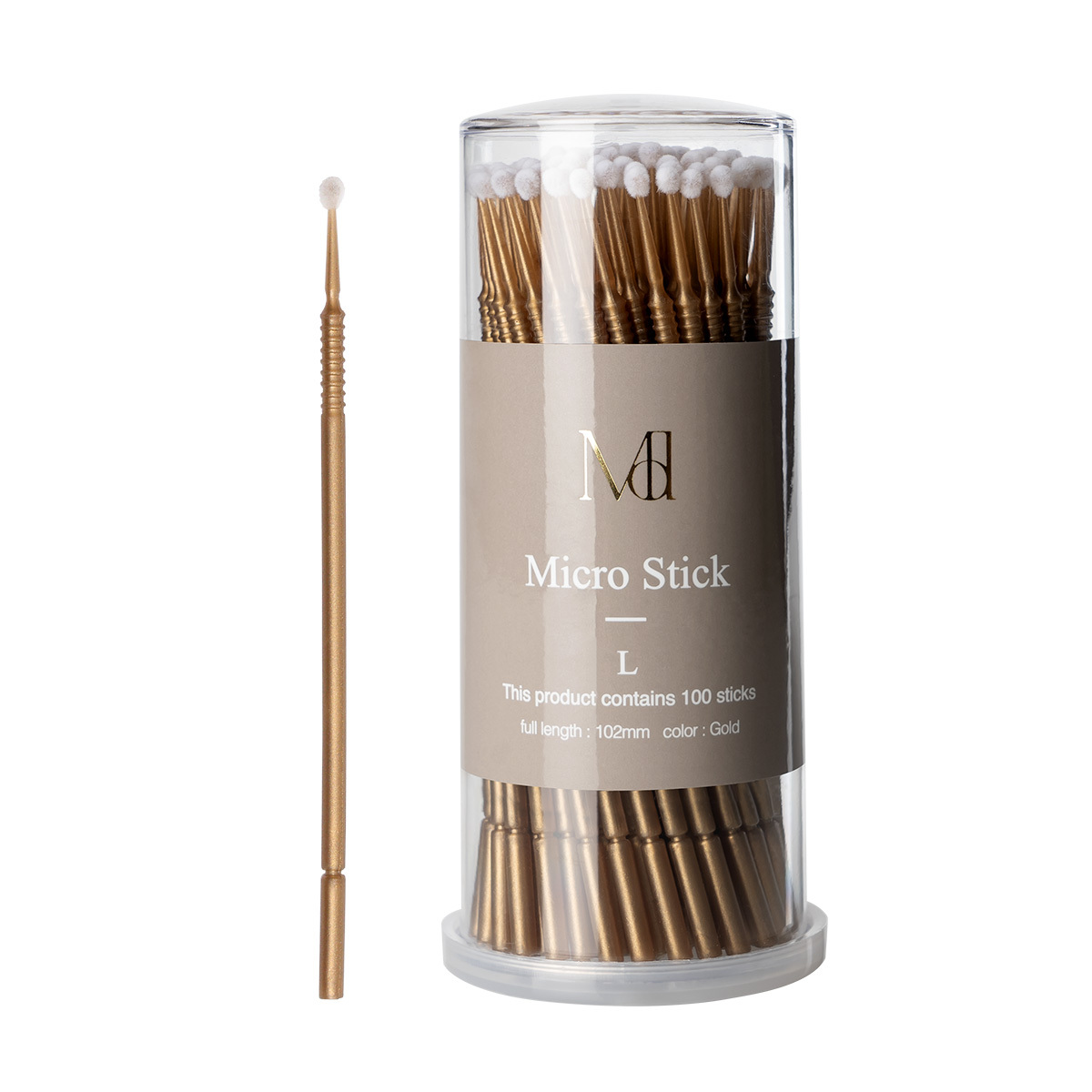 [Miss eye d'or] Micro Stick 金色細頭棉棒(L)