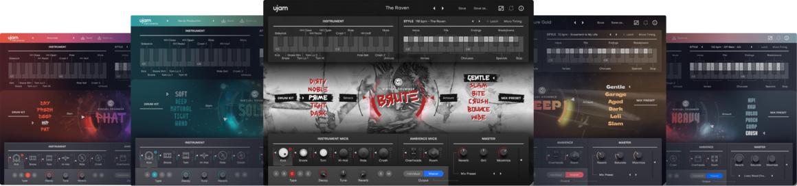 UJAM Virtual Drummer Bundle 虛擬鼓手 套組 (序號下載版)